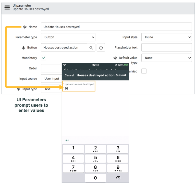 UI Parameters and Action Parameters Mappings | ServiceNow Developers