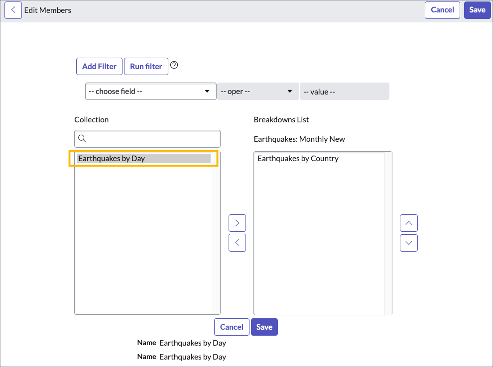 Adding the Breakdown to an Indicator (Optional) | ServiceNow Developers
