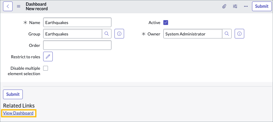 Creating Performance Analytics Dashboards | ServiceNow Developers