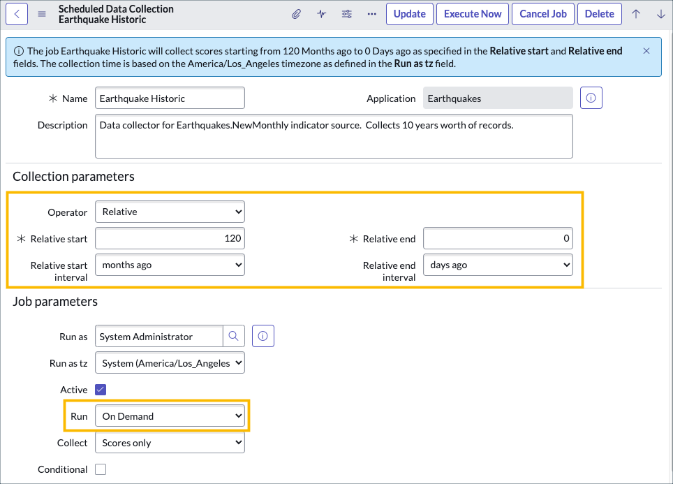 Historical Data Collectors | ServiceNow Developers