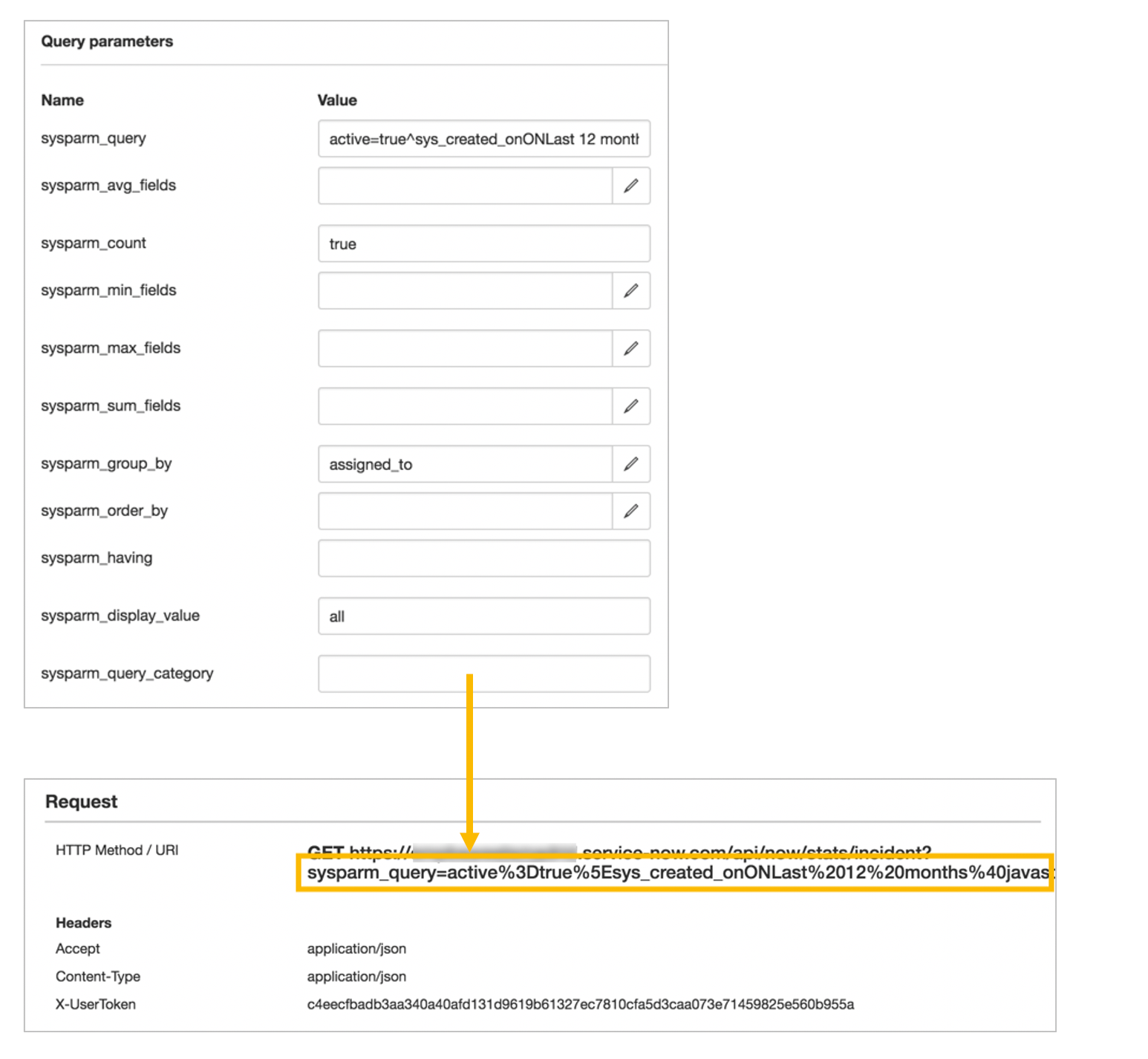 ServiceNow API Request | ServiceNow Developers