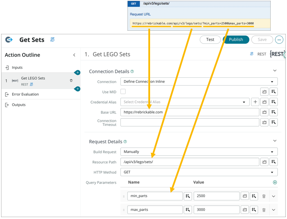 Creating A Rest Action With An Inline Connection Servicenow Developers