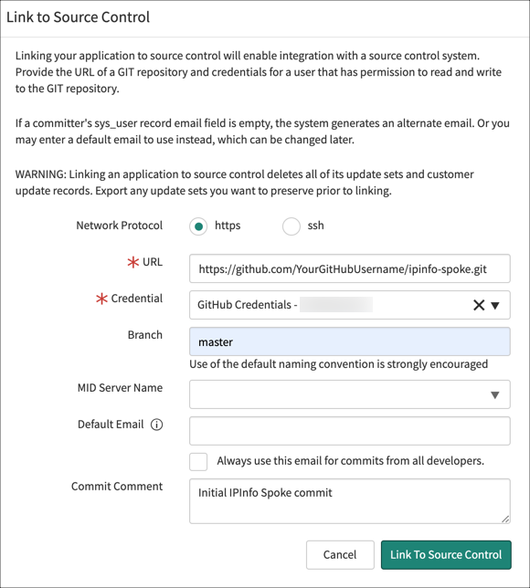 Exercise: Save Your REST in Integration Hub Work (Optional) | ServiceNow Developers