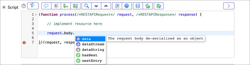 Resource Script - RESTAPIRequestBody | ServiceNow Developers