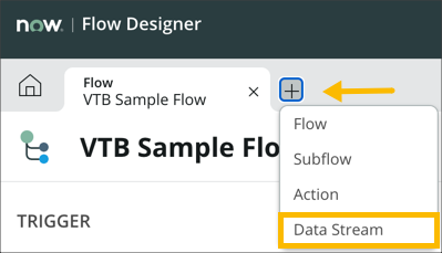 Creating Data Stream Actions | ServiceNow Developers