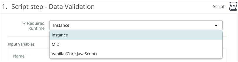 Action Preprocessing: Script Step | ServiceNow Developers