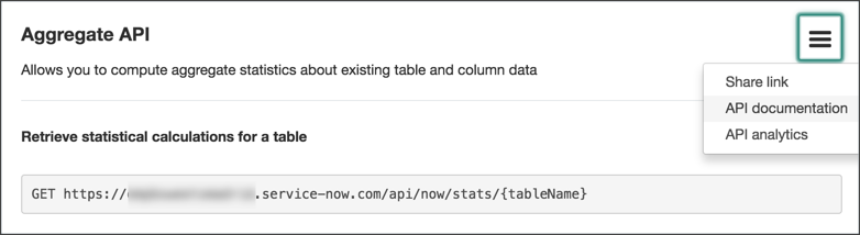 Selecting an API | ServiceNow Developers