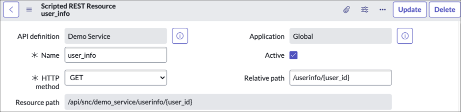 Scripted REST API Resources | ServiceNow Developers