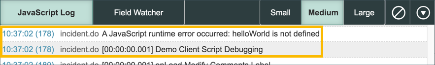 Debugging Client Scripts | ServiceNow Developers