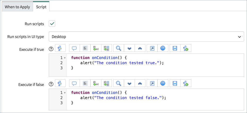 UI Policy Scripts ServiceNow Developers