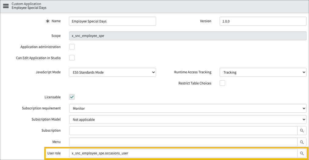 Securing Applications and Modules | ServiceNow Developers