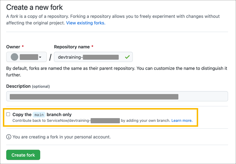 Exercise: Fork Repository and Import Application for the Creating ...