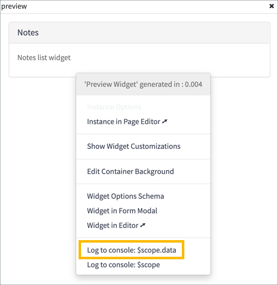 Debugging Widgets | ServiceNow Developers