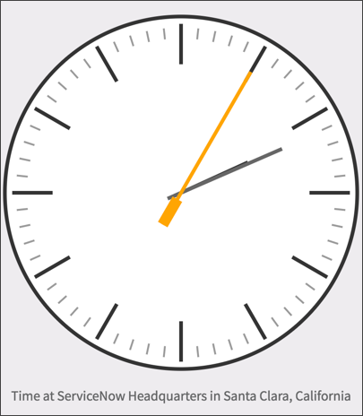 Exercise: Cool Clock and the Other Widgets | ServiceNow Developers