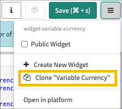 Cloning Widgets | ServiceNow Developers