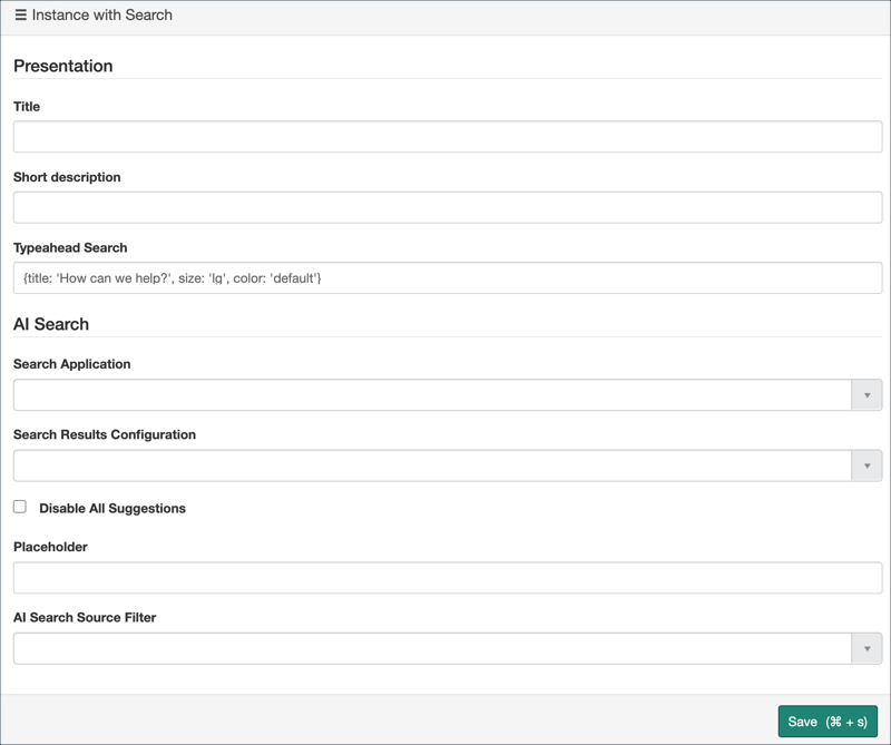 What are Widget Options? | ServiceNow Developers