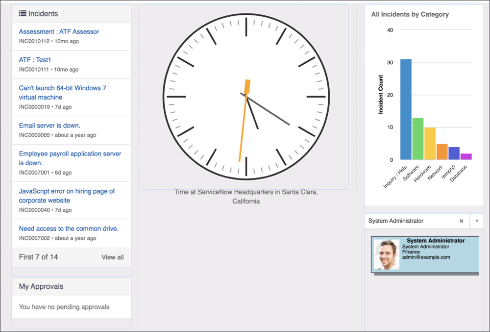 Exercise: Add a Role to a Widget | ServiceNow Developers