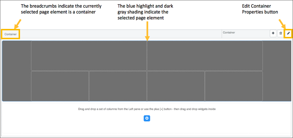 Configure Container Properties | ServiceNow Developers