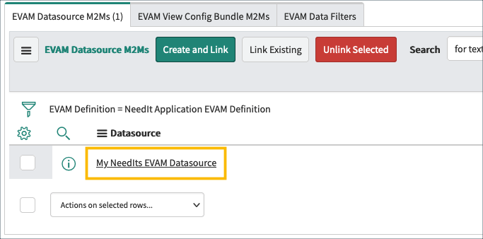 Exercise: Create an EVAM Definition and Datasources | ServiceNow Developers