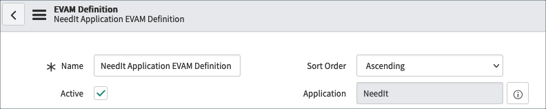 Exercise: Create an EVAM Definition and Datasources | ServiceNow Developers