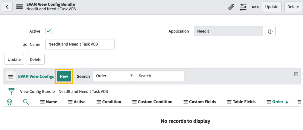 Exercise: Create an EVAM View Config Bundle | ServiceNow Developers