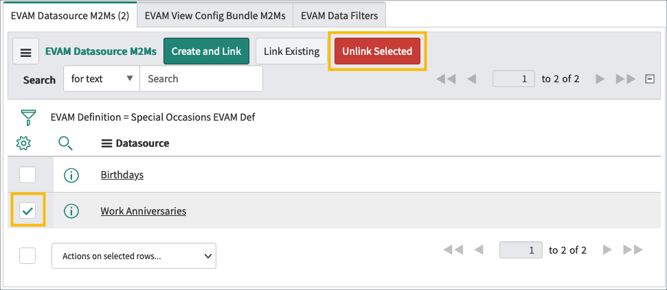 Creating and Linking an EVAM Datasource | ServiceNow Developers