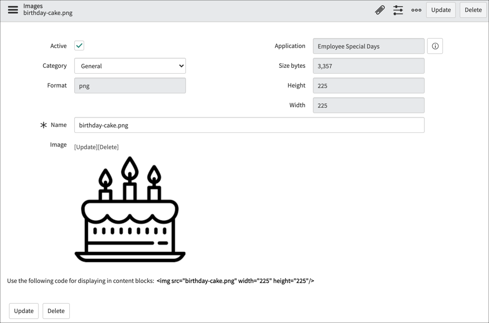 Adding Images to an Instance | ServiceNow Developers