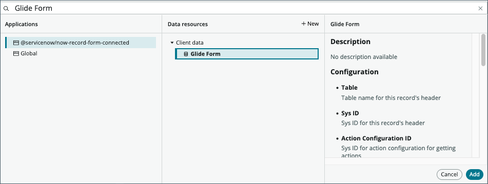Exercise: Glide Form Data Resource | ServiceNow Developers