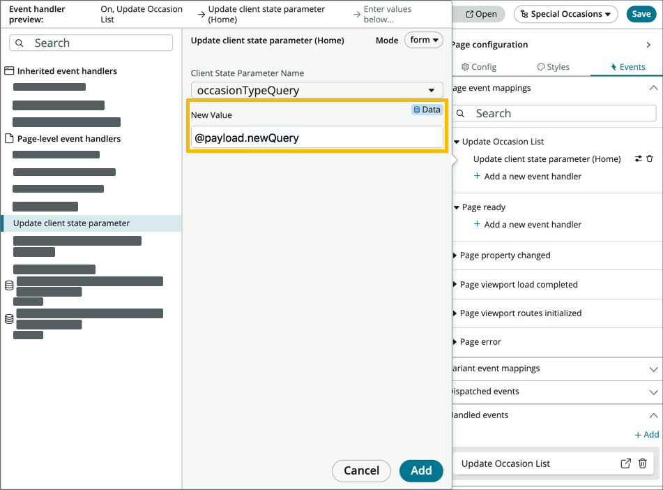Using Handled Events | ServiceNow Developers