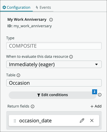 Configuring Data Resources | ServiceNow Developers