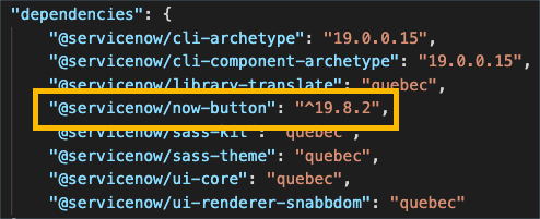 Using a Now Component Library Component in a Project | ServiceNow Developers
