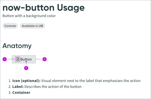 Component Library ServiceNow Developers
