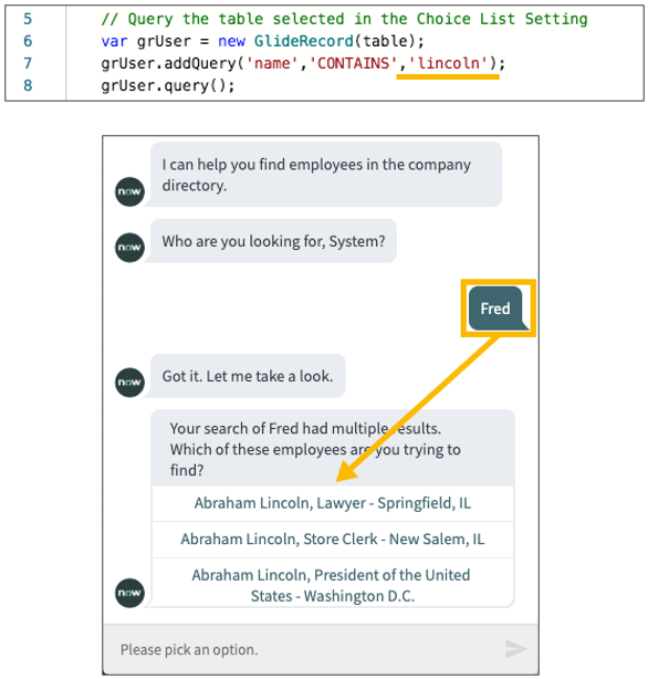 Using Input Variables | ServiceNow Developers