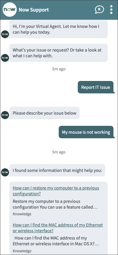 Testing Virtual Agent Topics | ServiceNow Developers