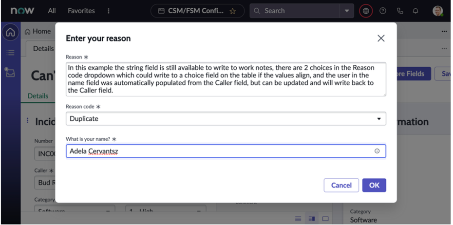 g_modal | ServiceNow Developers