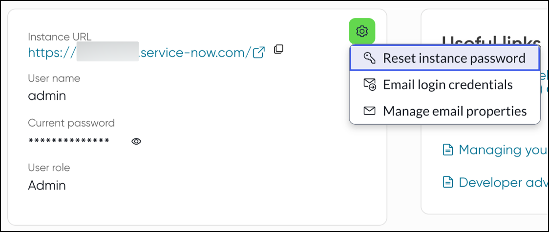 Managing Your PDI | ServiceNow Developers