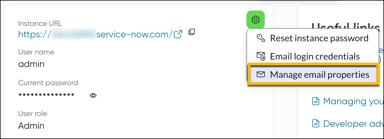 Managing Your PDI | ServiceNow Developers