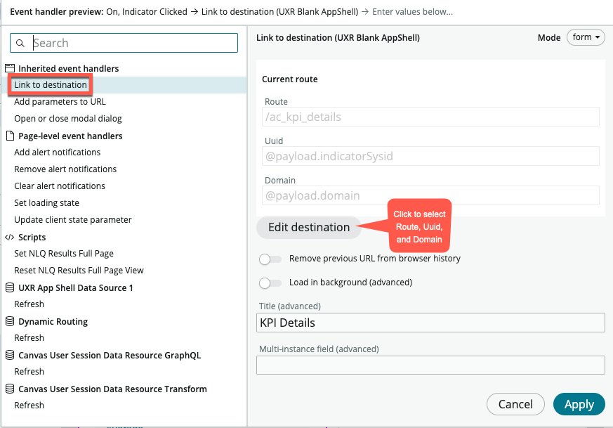 Indicator scorecard component setup | ServiceNow Developers