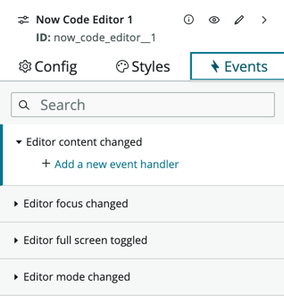 Code Editor component setup | ServiceNow Developers