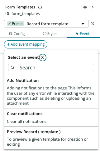 Form Templates component setup | ServiceNow Developers