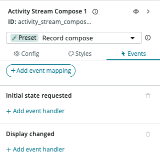 Activity Stream Compose component setup | ServiceNow Developers