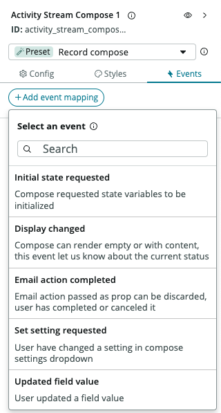 Activity Stream Compose component setup | ServiceNow Developers