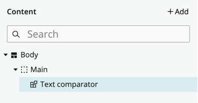 Comparator component setup | ServiceNow Developers