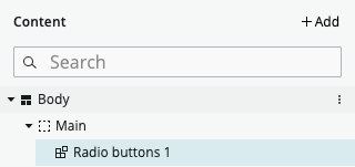 Radio buttons component setup | ServiceNow Developers