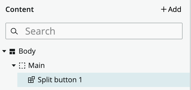 Split Button component setup | ServiceNow Developers