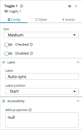 Toggle component setup | ServiceNow Developers
